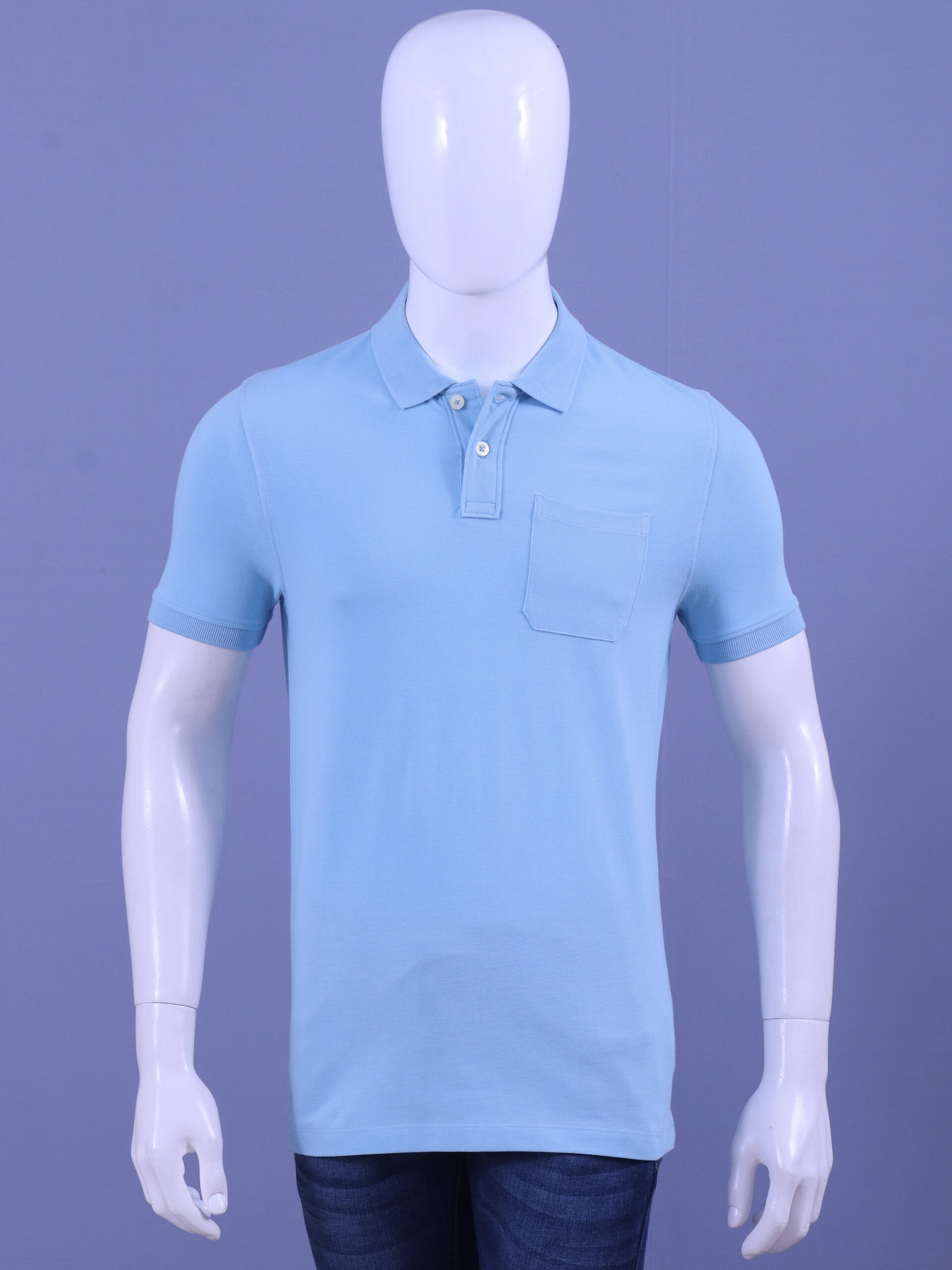 Mens Solid Polo T-Shirt - HoppingDeer